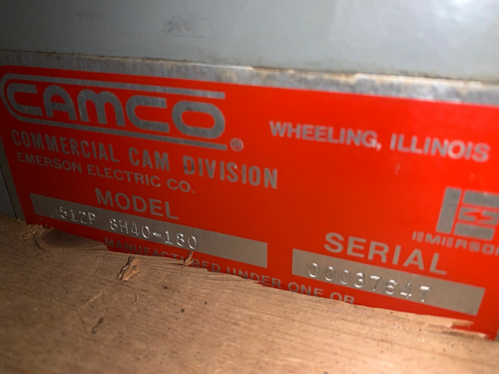 Camco 512P-8H40-180 INDEXER WITH R250 GEAR REDUCER 10.1 RATIO (REBUILT ...