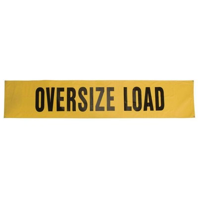 72 Over Size Load Banner Sign Sized Large Caution Oversize Oversized ...