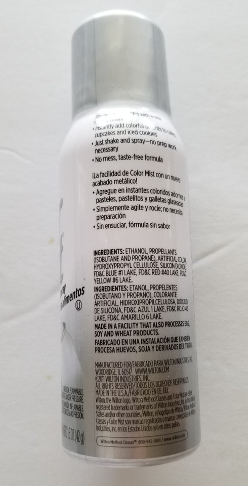 Wilton, Metallic Spray, 1.5 oz, Silver Color Mist | eBay