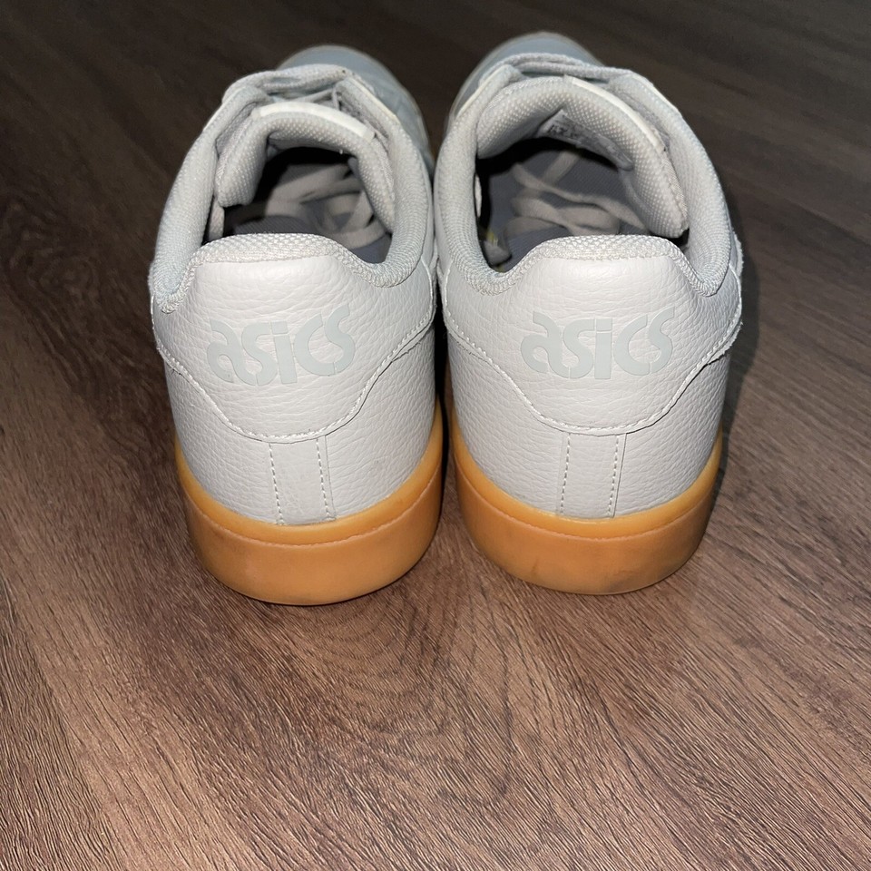 ASICS Japan S Oyster Gray Grey Gum Rubber Sole Leather Sneakers ...