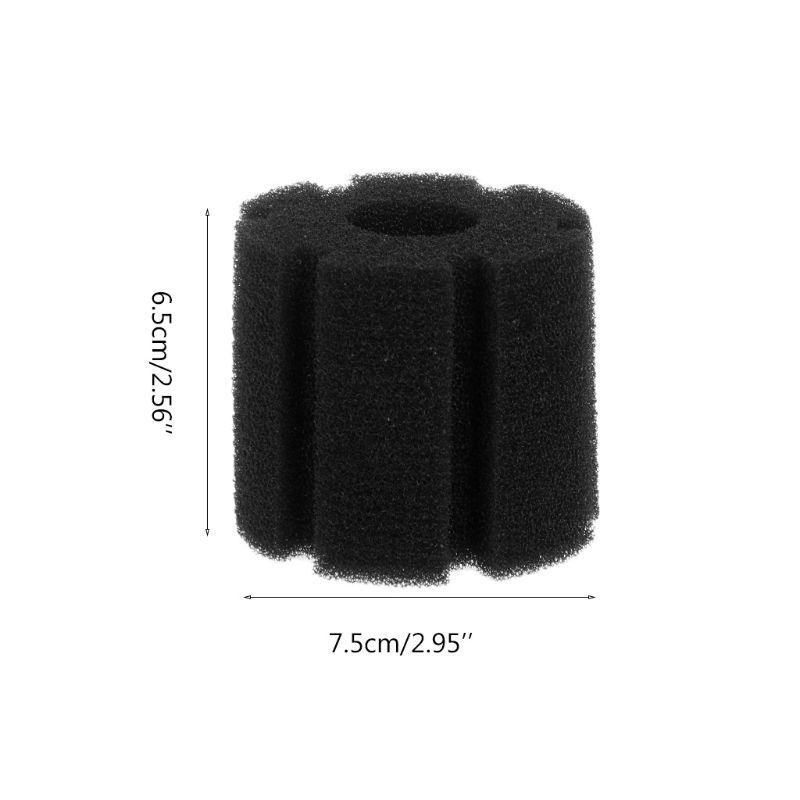 4-Pack Sponge Filters Biochemical Filter Replacement Foam Pre-Filter ...