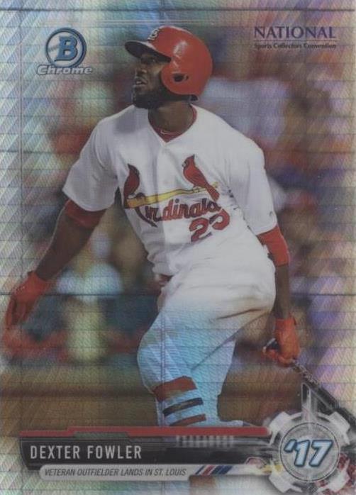 2017 Topps National Convention - Bowman Chrome Dexter Fowler #BNR-DF ...