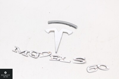 12-20 TESLA MODEL S 90D 75D P85 P85D 100D P75 P75D REAR EMBLEM LOGO ...