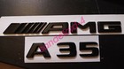 A35 + AMG Badge Gloss Black Trunk Emblem For Mercedes Benz New 2020 ...
