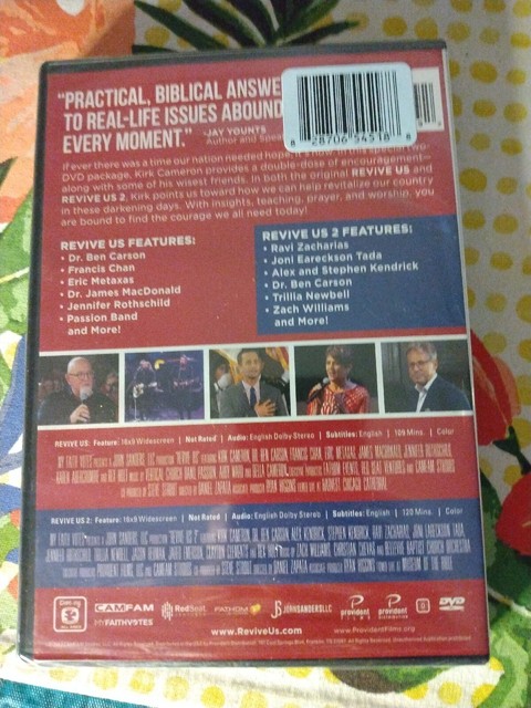 Kirk Cameron: Revive Us 1 & 2 (DVD) for sale online | eBay