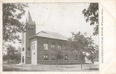 Traverse County Court House Wheaton Minnesota MN c1910 Postcard | eBay