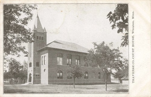 Traverse County Court House Wheaton Minnesota MN c1910 Postcard | eBay