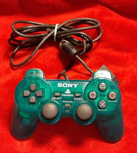 Playstation 2 Dual Shock Emerald Green clear Sony PS2 Official ...