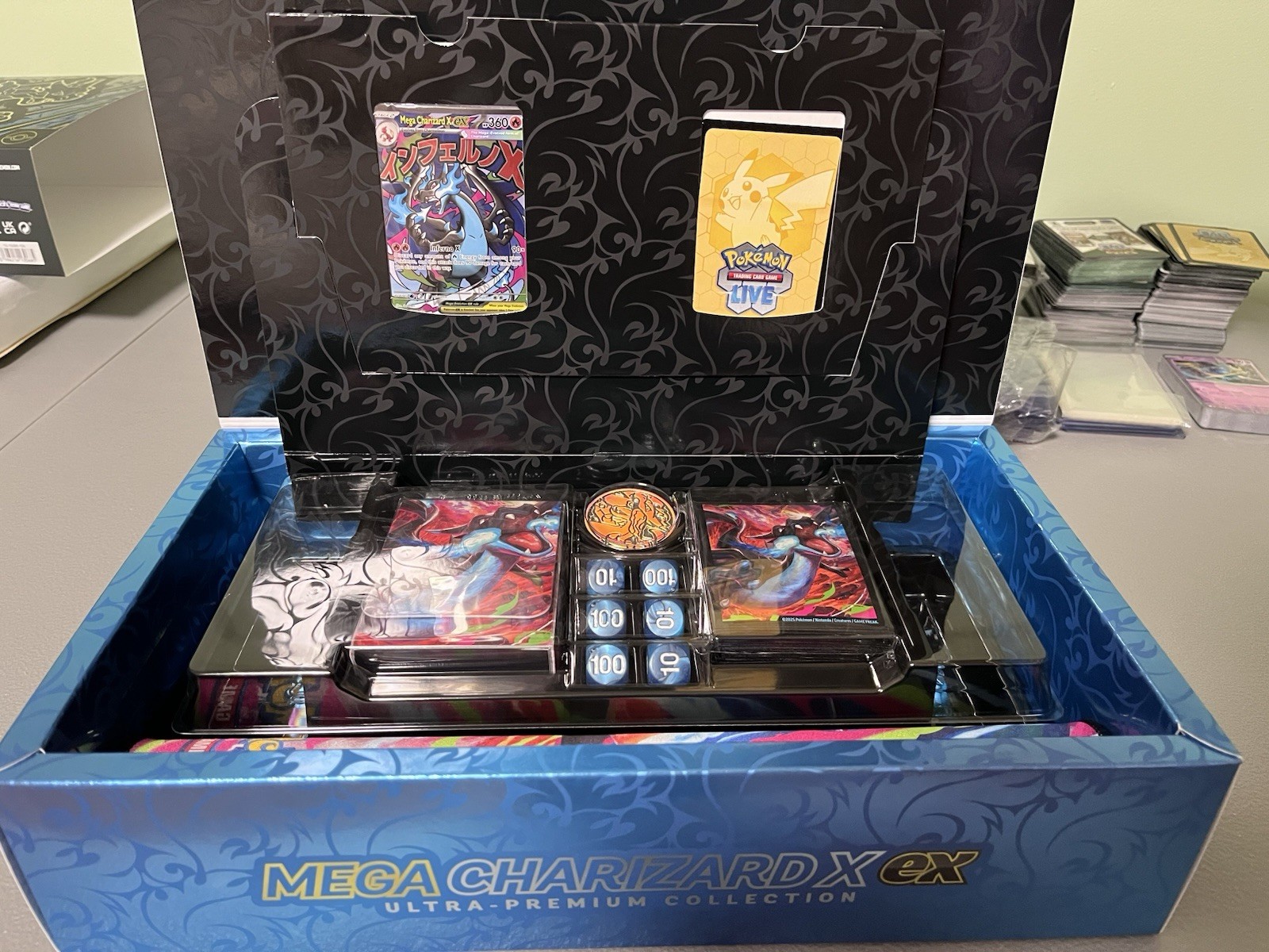 Mega Charizard X Ex Ultra Premium Collection Box With No