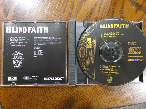 RARE! - Blind Faith by Blind Faith - 24K Gold CD - Free Ship ...