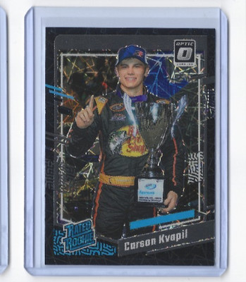 Carson Kvapil 2024 Panini Donruss Optic Black Velocity Rated Rookie /39 ...