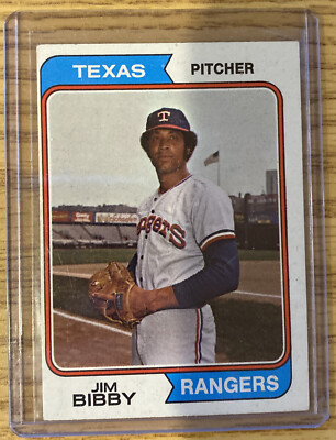 1974 Topps JIM BIBBY #11 TEXAS RANGERS | eBay