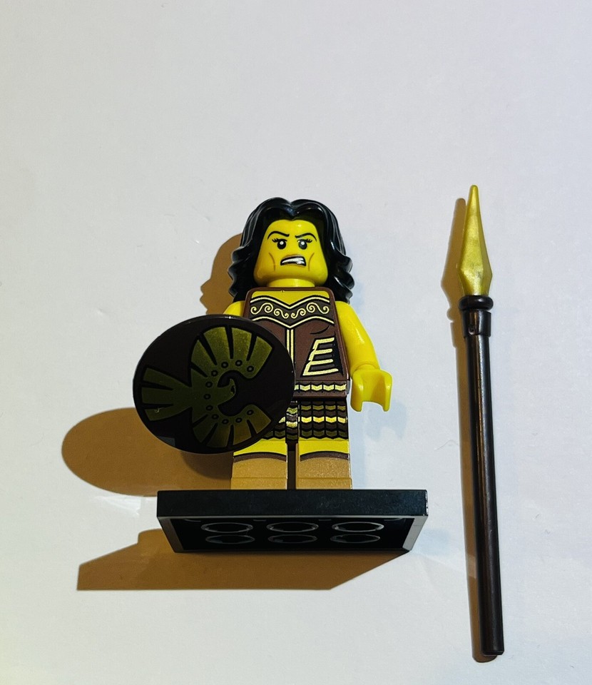 Lego Minifigures - Series 10 - Warrior Woman - Lego mini figure with ...