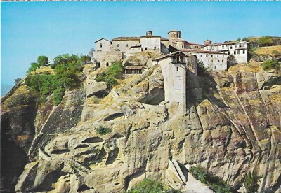 Vintage Greece Chrome Postcard Meteora | eBay Australia