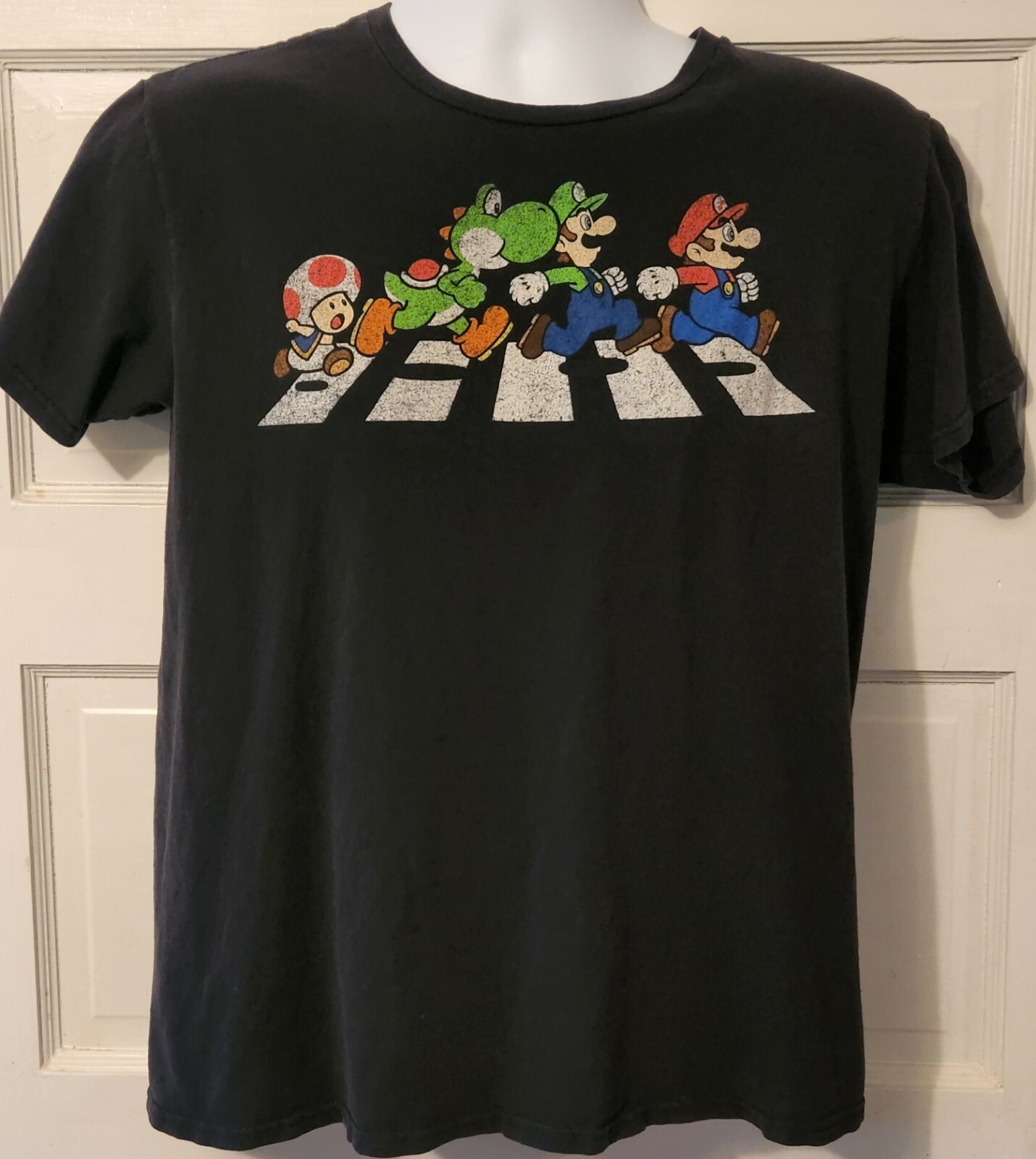 Super Mario Brothers The Beatles Abby Road Parody T-S… - Gem