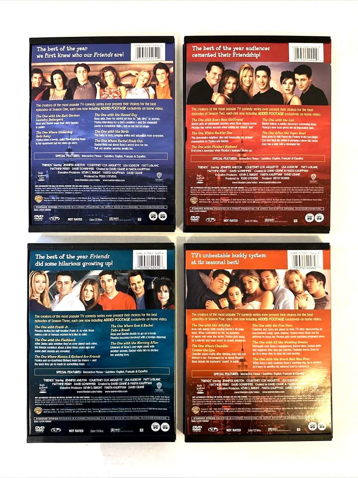 The Best of FRIENDS: Seasons 1-4 The Top 20 Episodes of Season 1 2 3 4 ...