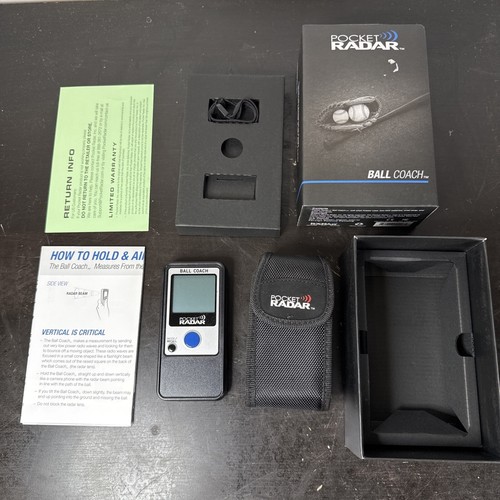 Pocket Radar SR-1000BC Ball Coach Radar Training System Works With Case ...