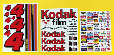 RC 10th scale Nascar 'KODAK' Decals Stickersto fit Tamiya Xray TC5 ...