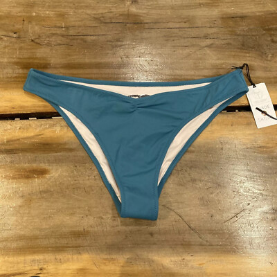 Shade and Shore Sea Blue Lowest Coverage Extra Cheeky Bikini Bottoms ...