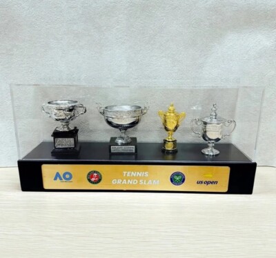 Tennis Grand Slam Trophy Set Metal 8cm Tennis Trophy Collection | eBay