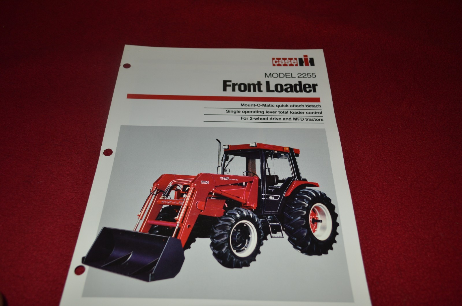 Case International 2255 Front Loader Dealer's Brochure YABE | eBay