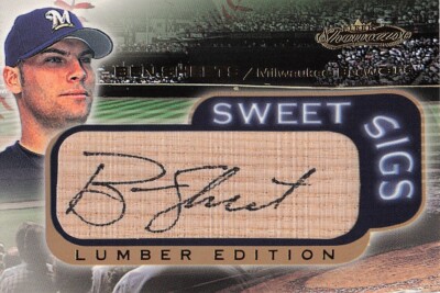 2001 Fleer Showcase #N/A Ben Sheets Lumber Edition Autographed | eBay