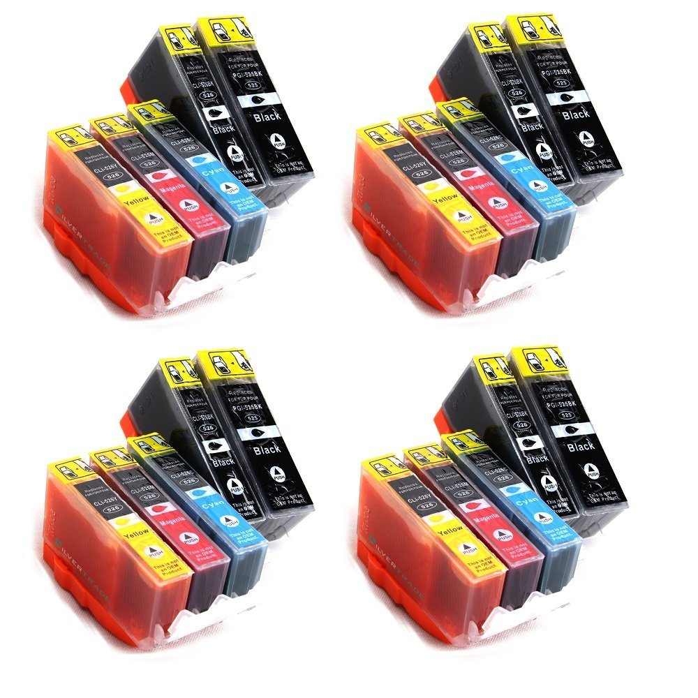20 XL INK CARTRIDGES PGI-525 CLI-526 Canon Pixma MG5250 MG5350 IP4850 ...