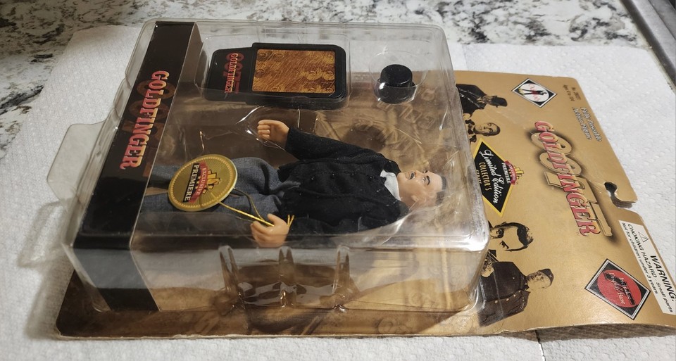 Vintage James Bond 007 Goldfinger Oddjob Figure Sealed Exclusive ...