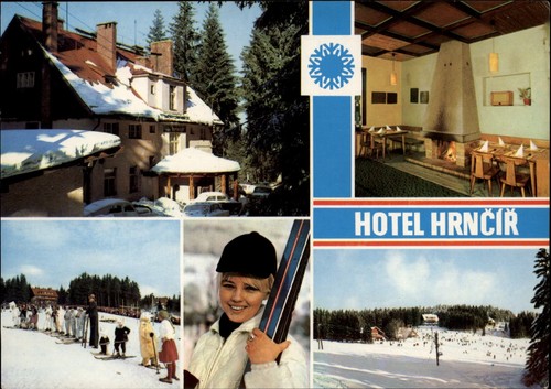 Hotel Hrncir Sumava Spicak vintage postcard t406 | eBay