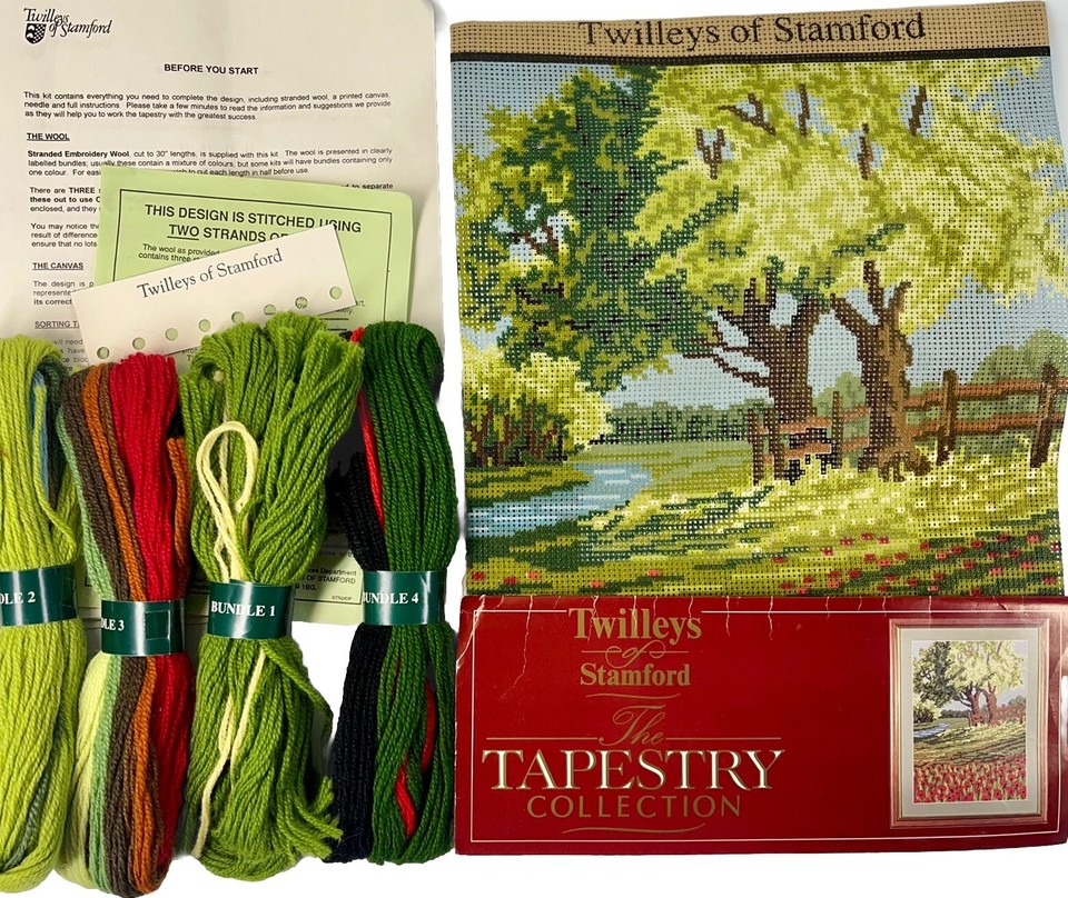 Twilleys of Stamford Needlepoint Tapestry Kit 1403 Spring Poppies NEW ...