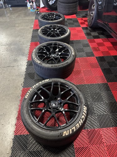 Avant Garde Ruger Mesh 19x8.5/11 Black Wheels Rims Porsche 911 996 997 ...