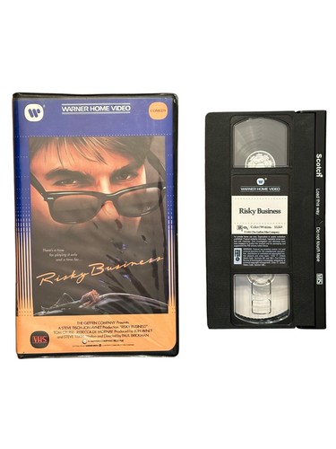 Risky Business RARE OOP 1983 First Edition Warner Home Video Black ...