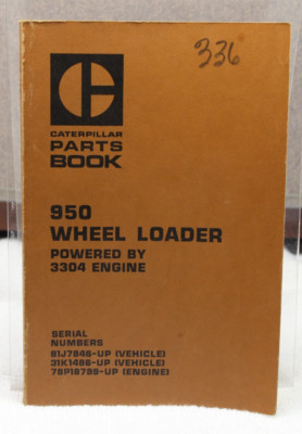 CAT Caterpillar 950 wheel loader PARTS Book | eBay