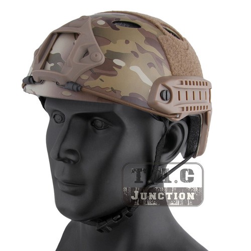 Emerson Tactical Fast Helmet PJ Type Bump Jump Helmet w/ NVG Shroud ...