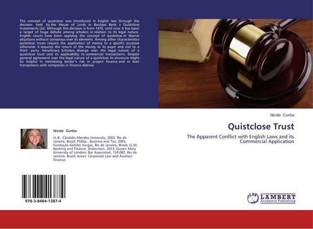 Quistclose Trust von Nicole Cunha (2014, Taschenbuch) online kaufen ...