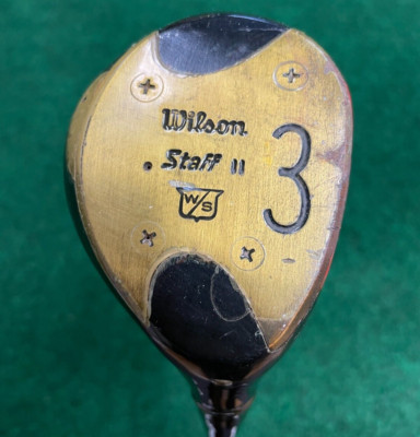 Wilson Staff II 4300 3-wood True Temper Dynamic steel step Golf Pride ...