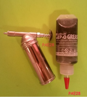 Grease Gun Kit for most Chainsaw Bars, Metal EPO grease included ...