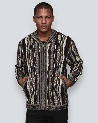 Force Earth Geccu 3D Multi Colour Merino Wool Zip Hood Sweater Jacket ...