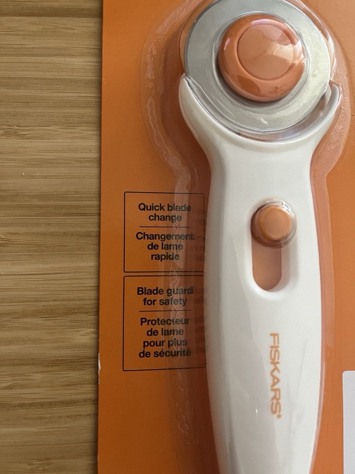 Fiskars 45mm Stick Rotary Cutter, White & Orange | eBay