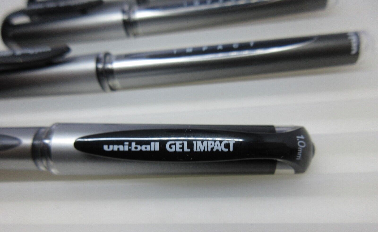 New Box 12 x BLACK Uni-ball UM153S Impact Gel Pen BROAD 1mm UM153 ...