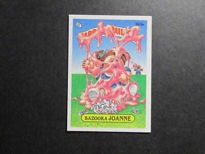 1987 Topps Garbage Pail Kids 9th Series 9 Card 353a Bazooka Joanne | eBay