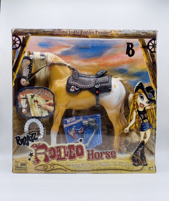 Bratz Rodeo Horse - Blonde Spotted Palomino With Saddle Accessories for ...