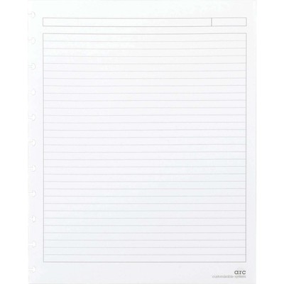 Staples Arc Notebook Systems System 8.5" x 11" Narrow Ruled 50 Sheets ...