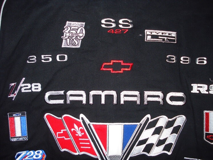 Authentic Camaro Collage Racing Embroidered Cotton Jacket JH Design ...