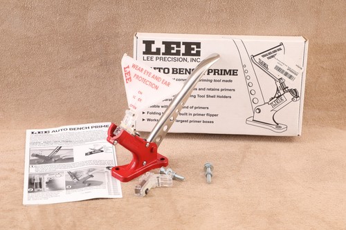 Lee Precision Auto Bench Prime Hand Priming Reloading Tool. No Shell ...