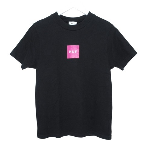 Huff HUF short sleeve t-shirt logo print S black k2076 0530 Used ...