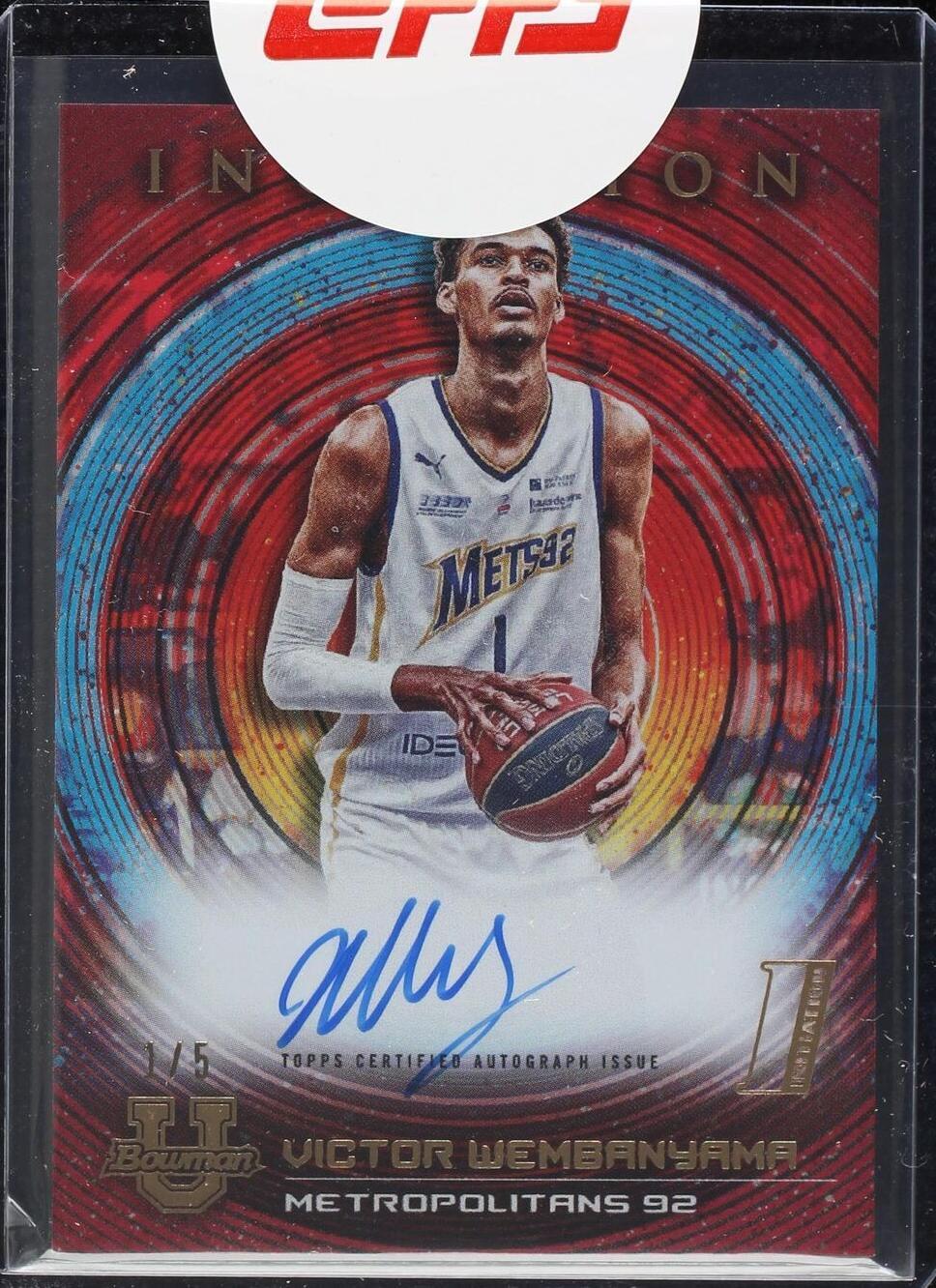 2022-23 Bowman Inception University - Autographs Victor Wembanyama #BIA ...