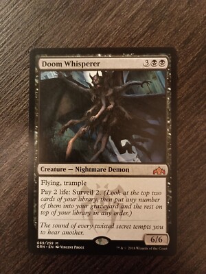 Doom Whisperer - Guilds of Ravnica Mythic - MTG NM | eBay