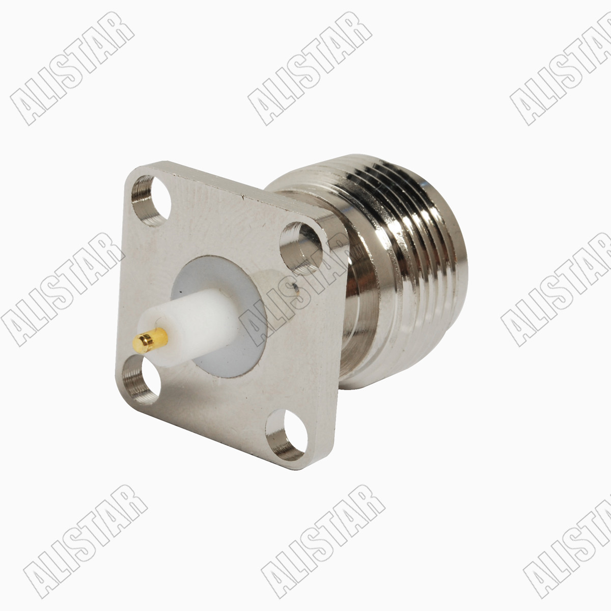 N Type jack female 4 Hole panel Mount Jack with solder post RF ...