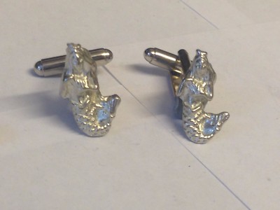 Mermaid TG302 Cufflinks Made From English Modern Pewter | eBay UK